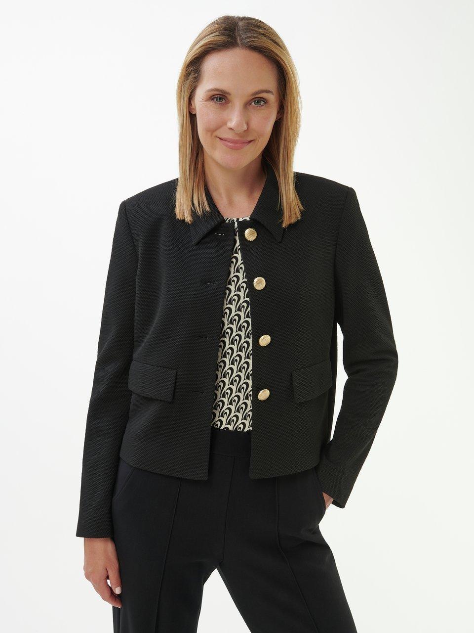 Peter Hahn - Jersey-Jacke - Schwarz