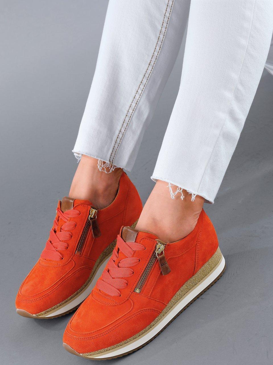 Gabor - Les sneakers en cuir - corail