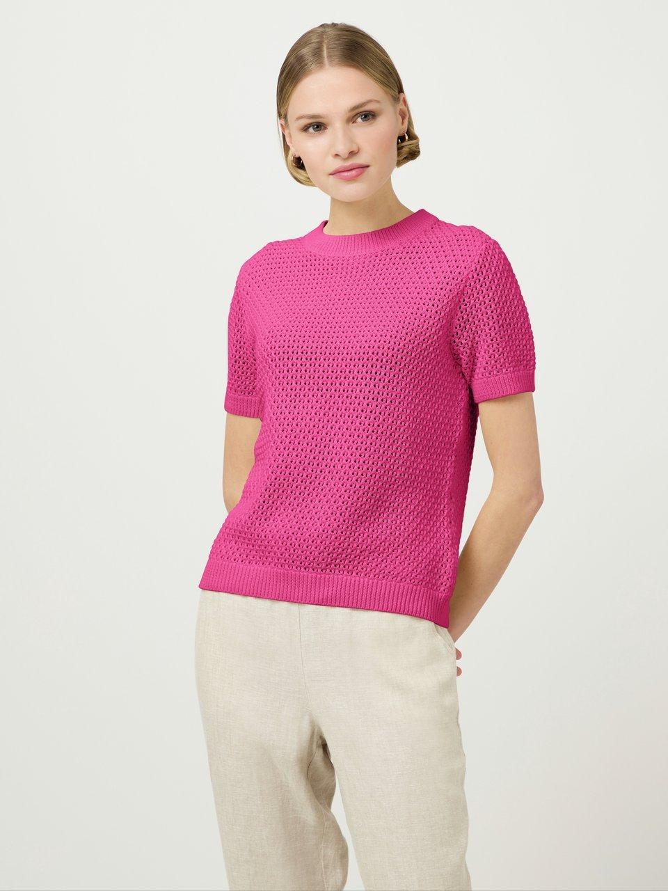 Peter Hahn - Rundhals-Pullover - Pink