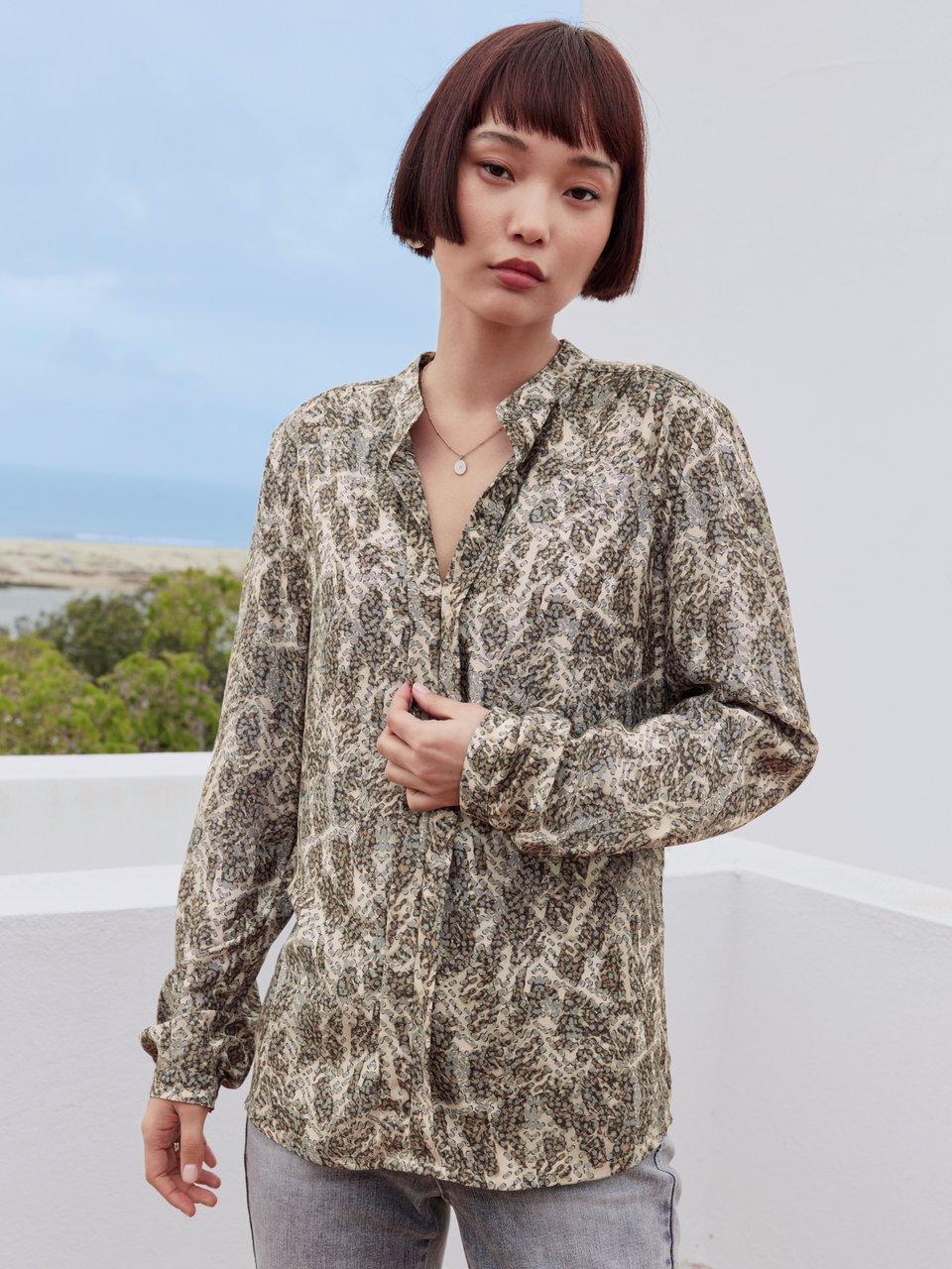 Peter Hahn - Blouse - grijsbeige/multicolour