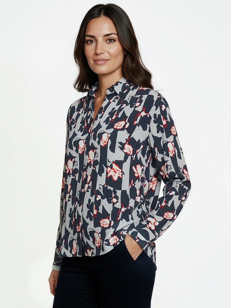 BASLER - Lange blouse - nachtblauw/multicolour
