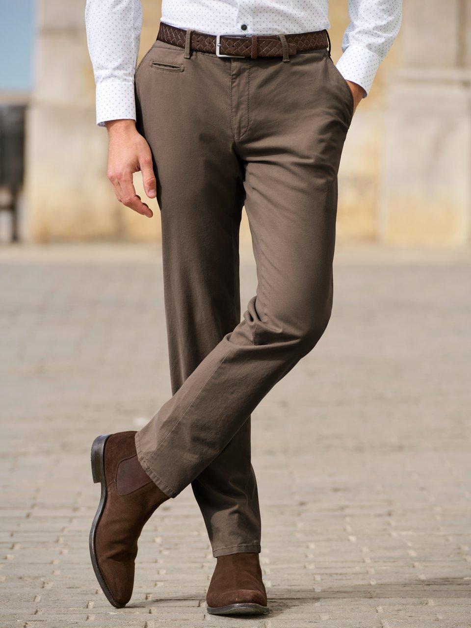 Brax Feel Good - Le pantalon chino à front plat modèle Fabio - praliné