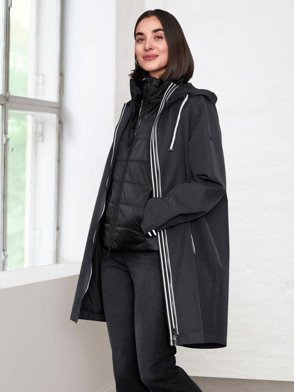 BASLER - Rechte korte 3-in-1 jas - zwart