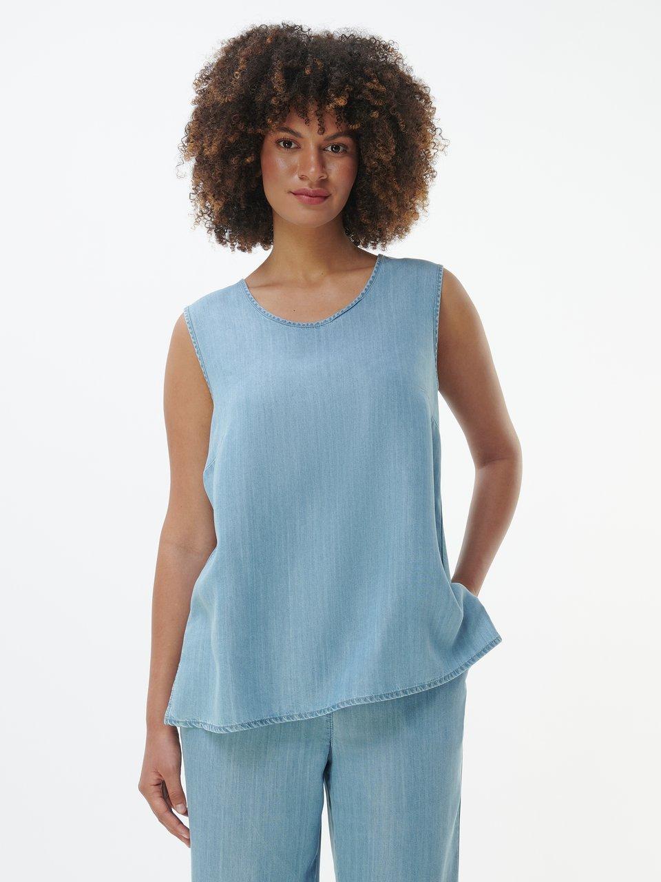 Emilia Lay - Blousetop - light blue-denim