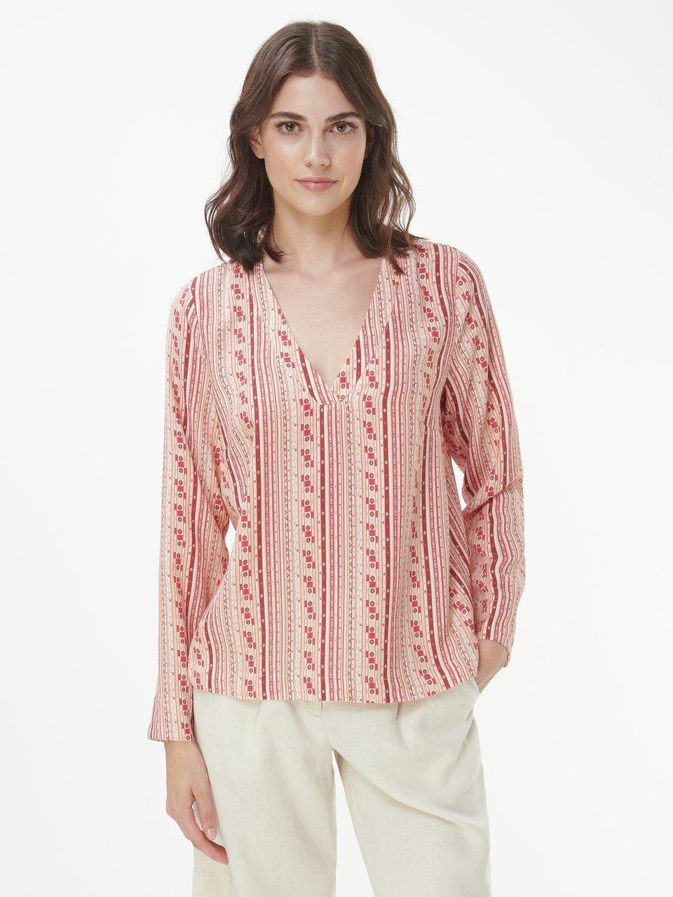 Peter Hahn - Blouse - poeder/bordeaux/multicolour