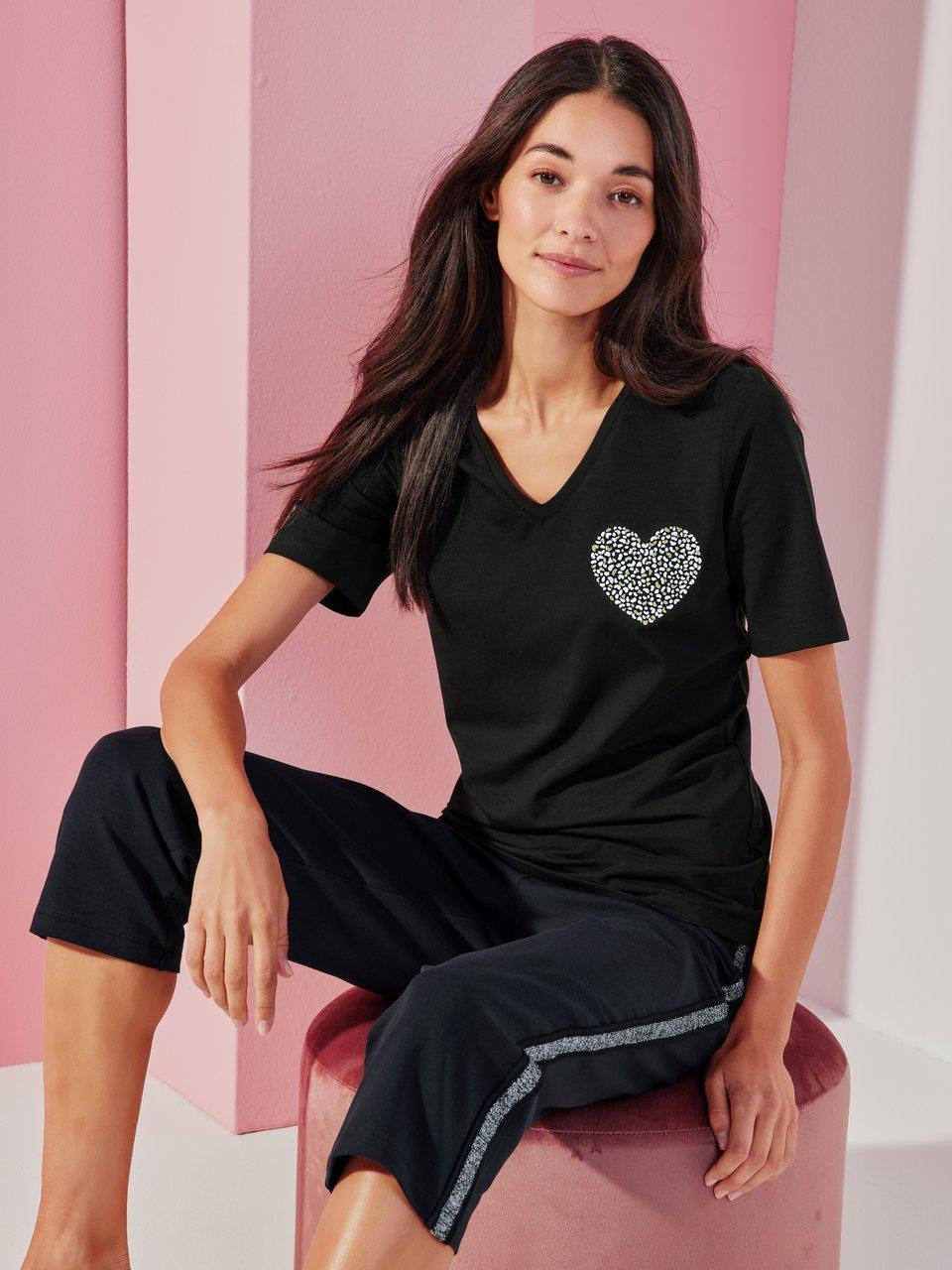 MYBC - Jersey V-shirt - zwart