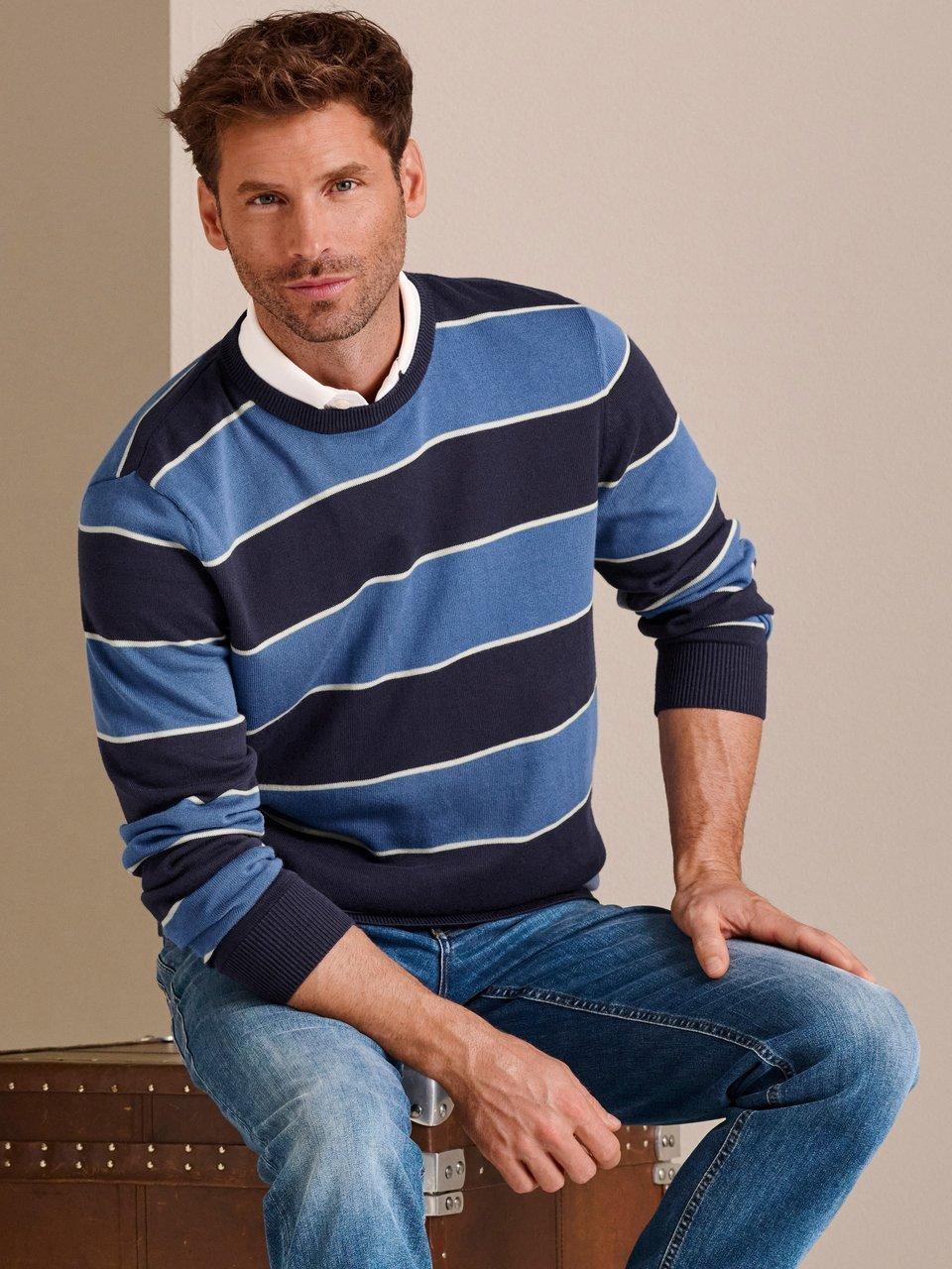 Louis Sayn - Pull à col rond - bleu