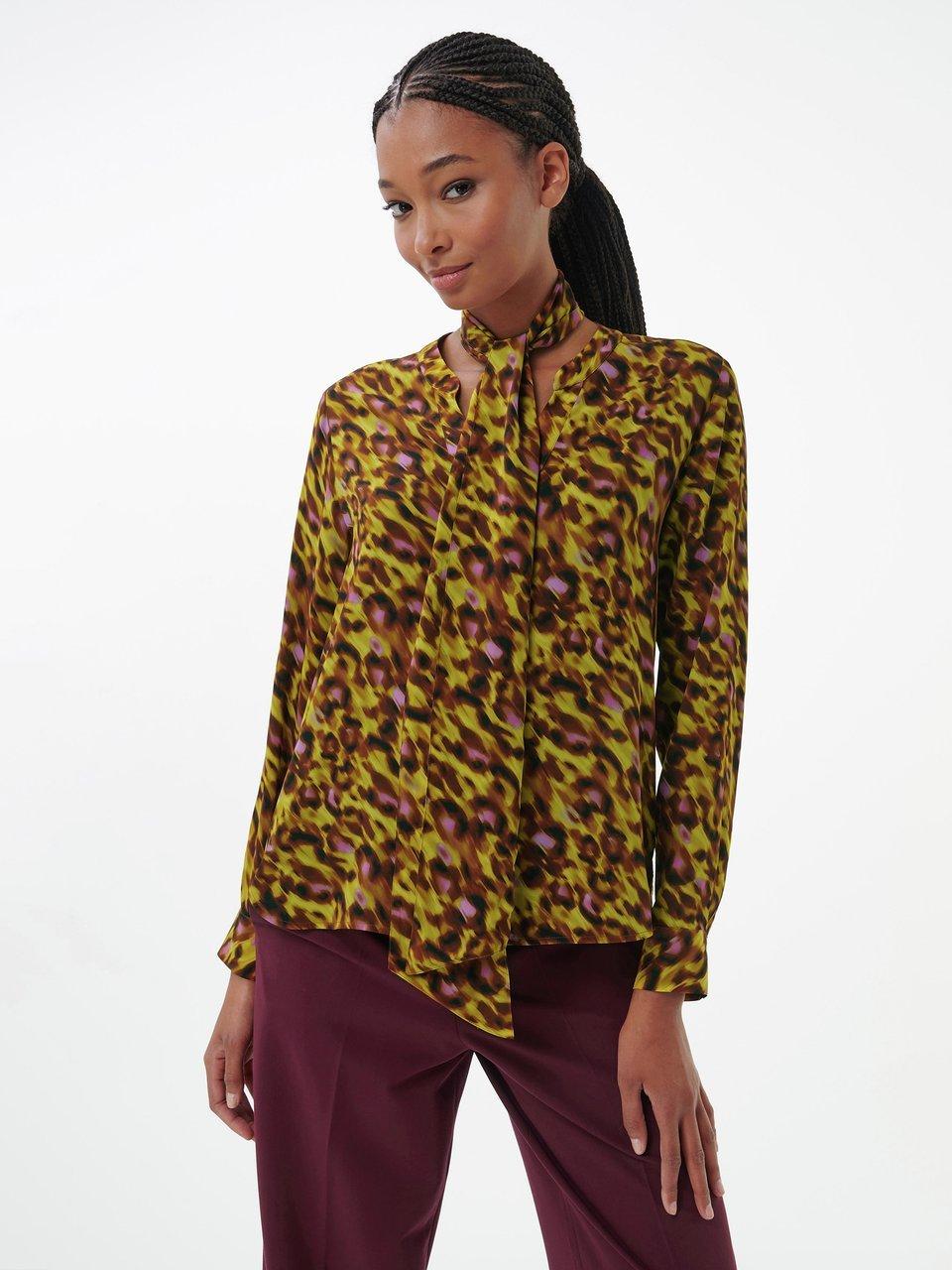 BASLER - Blouse met kraagstrik - caramel/multicolour