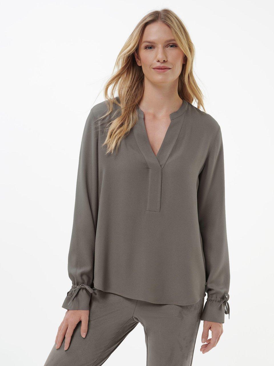 BASLER - Blouse - donkertaupe