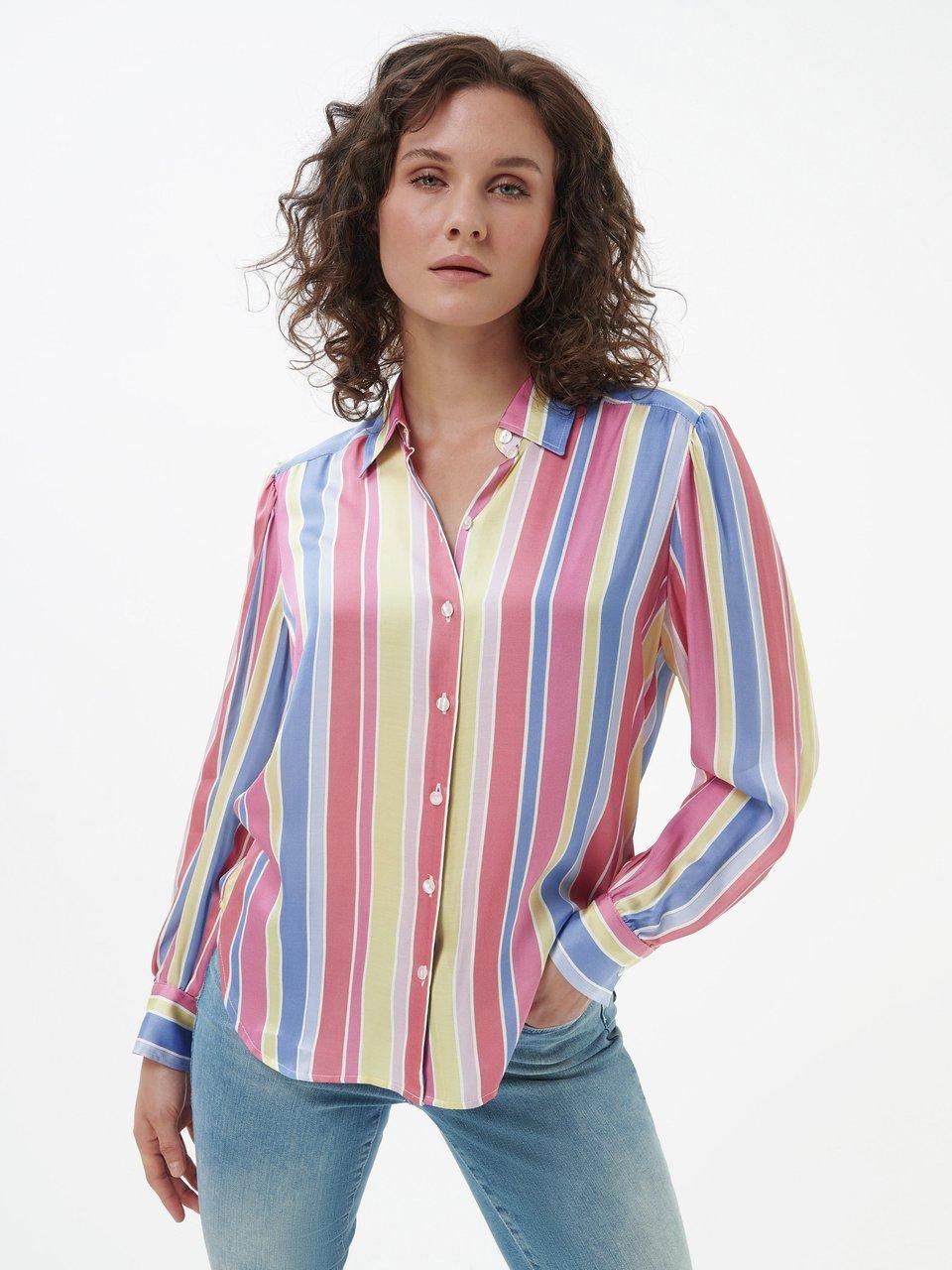 Peter Hahn - Blouse met lange mouwen - multicolour/citroen