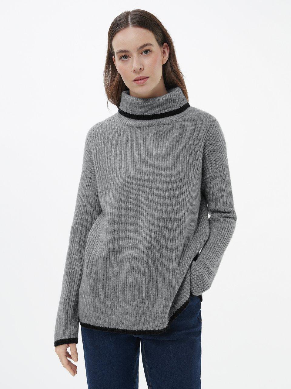 Peter Hahn - Le pull col roulé - gris/noir