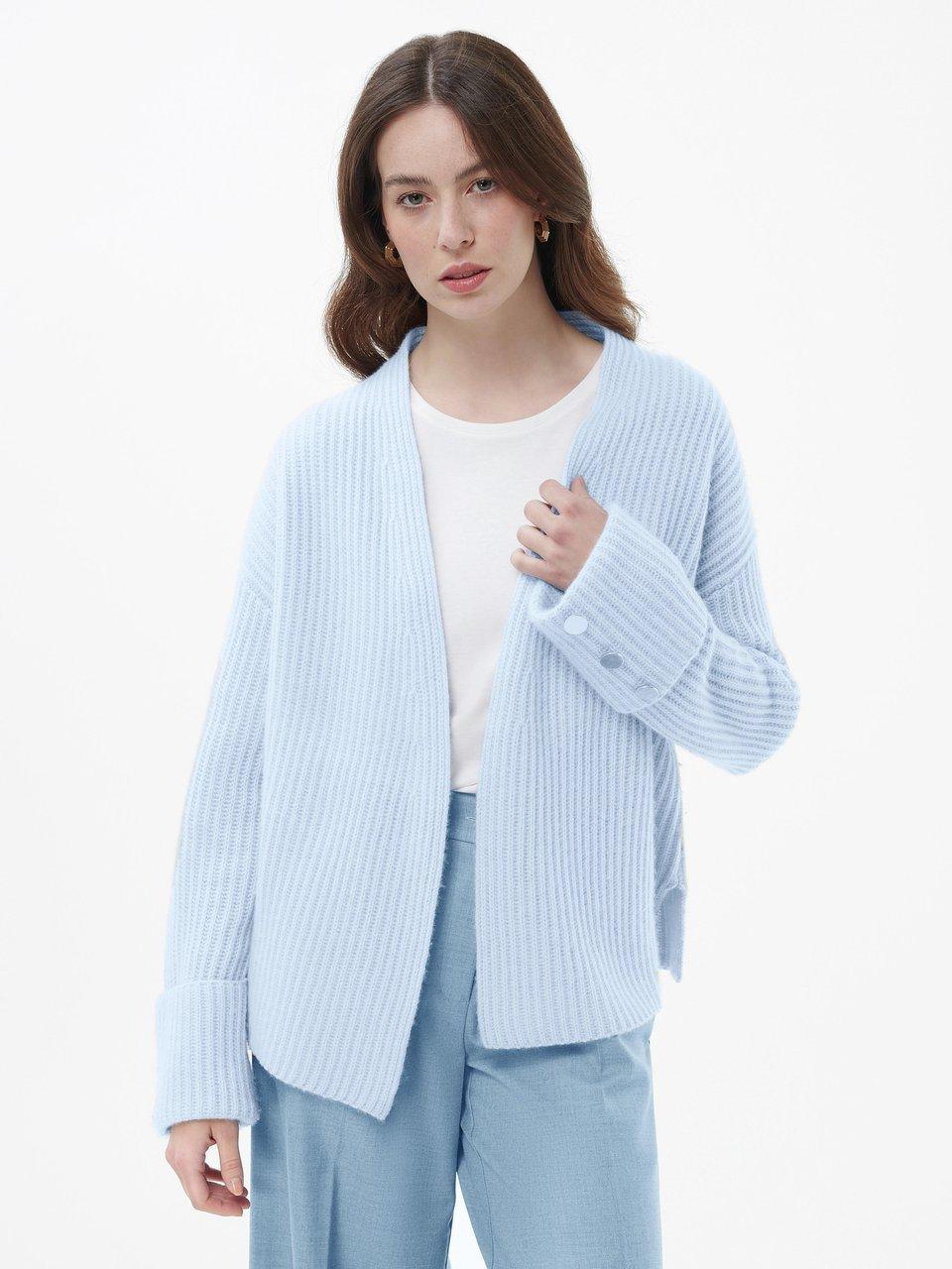 Laura Biagiotti Roma - Strickjacke aus Schurwolle und Kaschmir - Hellblau