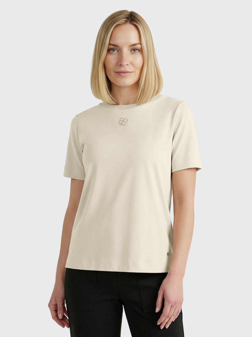 BASLER - Rundhals-Shirt - Greige-Metallic