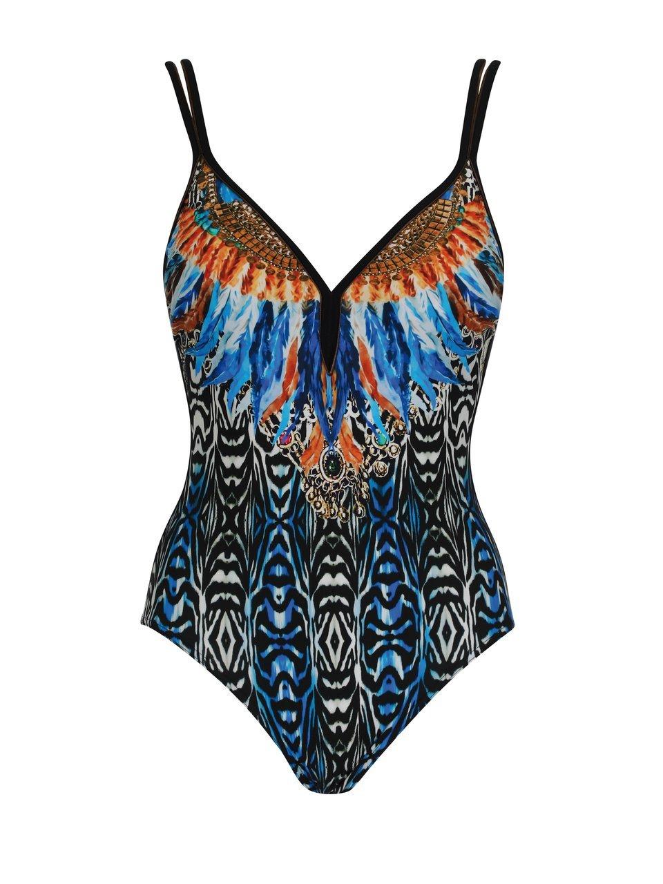 Sunflair - Badeanzug - Schwarz/Multicolor