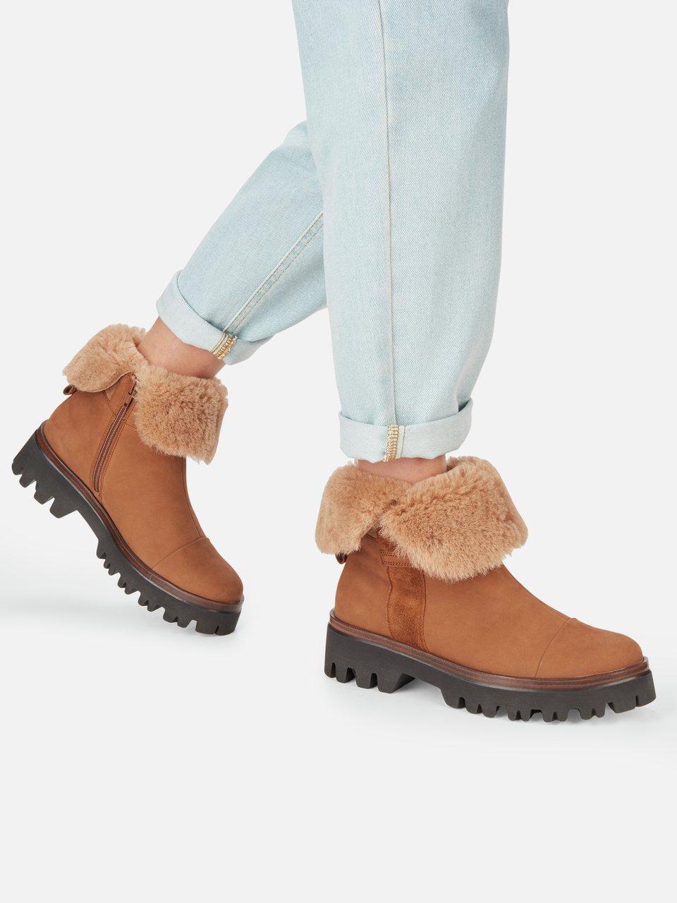 Waldläufer - Les bottines en cuir nubuck de veau et cuir velour ...
