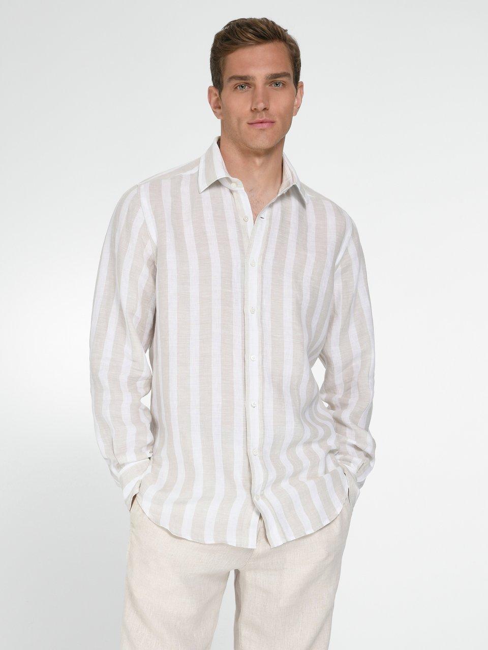 Windsor - Linnen overhemd - beige/wit