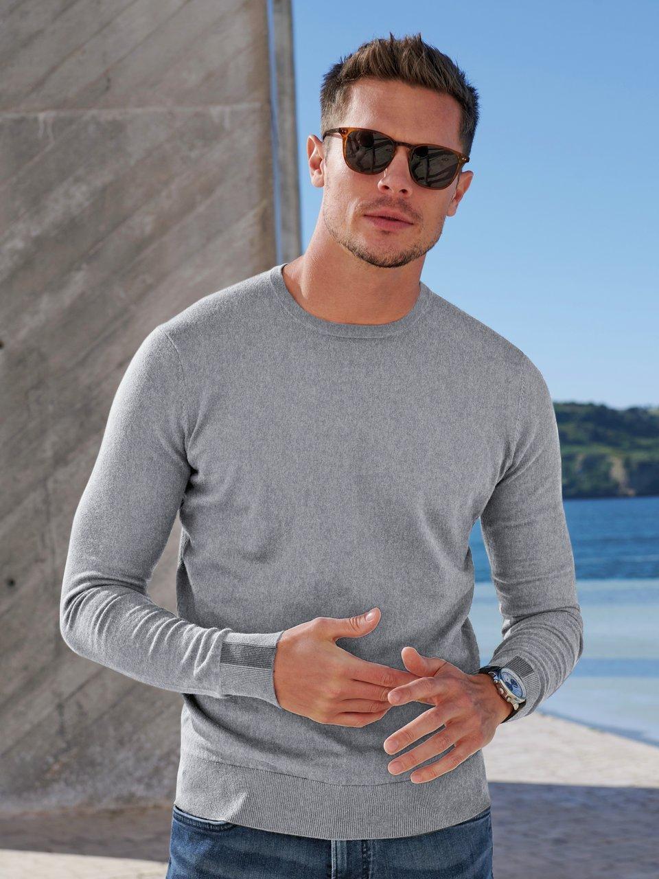 Mos Mosh - Le pull col ras de cou - gris chiné