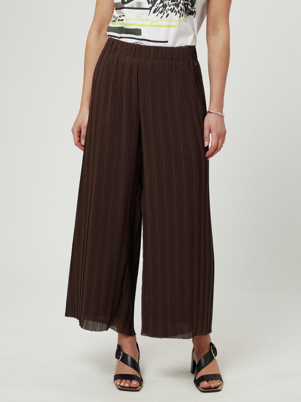 BASLER - Plissee-Culotte - Braun