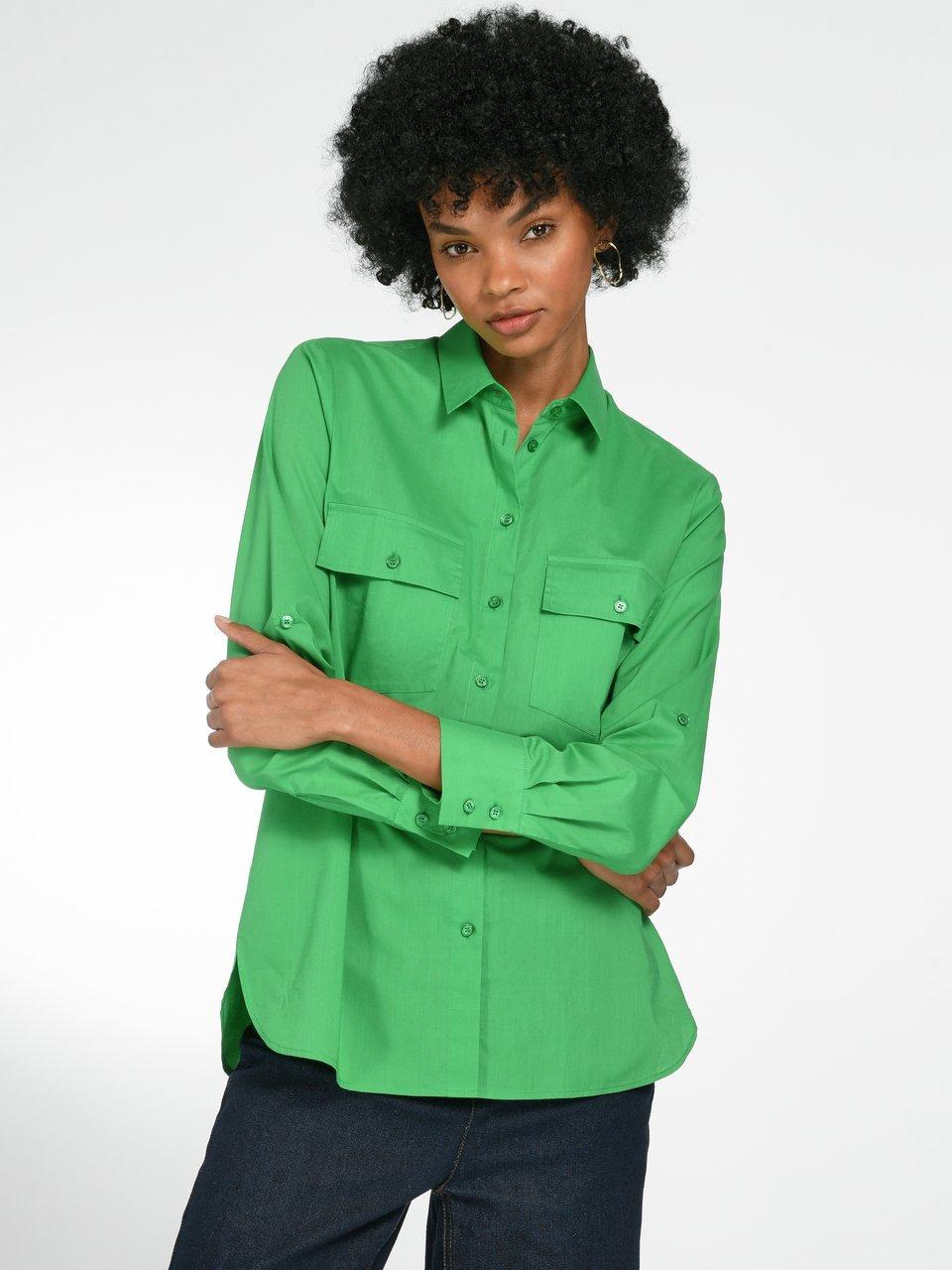 Peter Hahn - Blouse van 100% katoen - groen