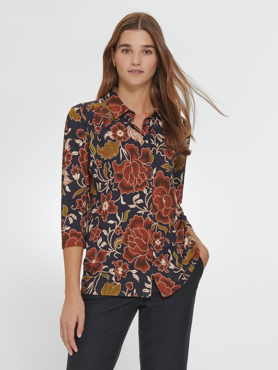 Peter Hahn - Jersey blouse met 3/4-mouwen - multicolour/marine