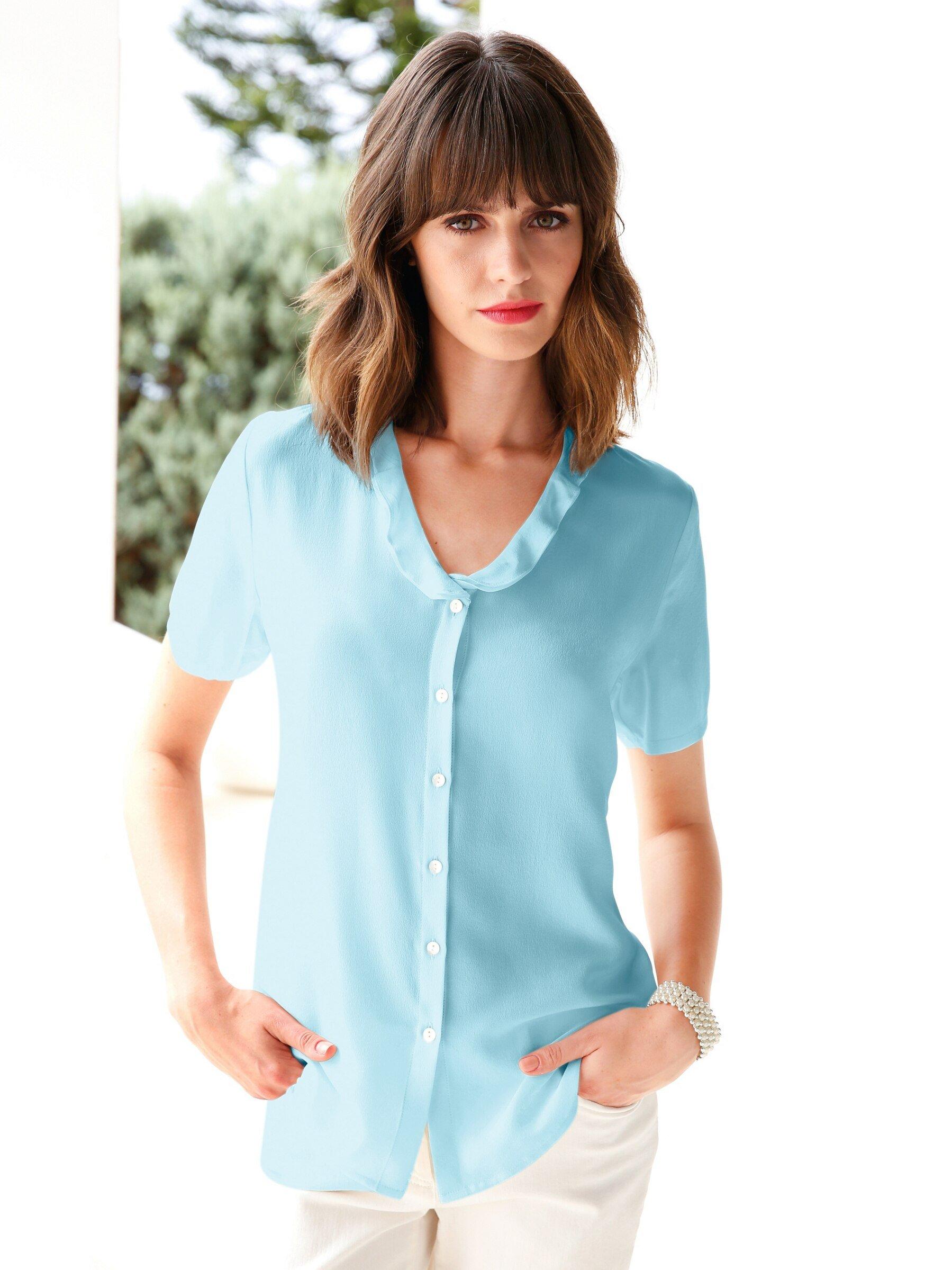 Peter Hahn Shirtbluse Orangemulticolor