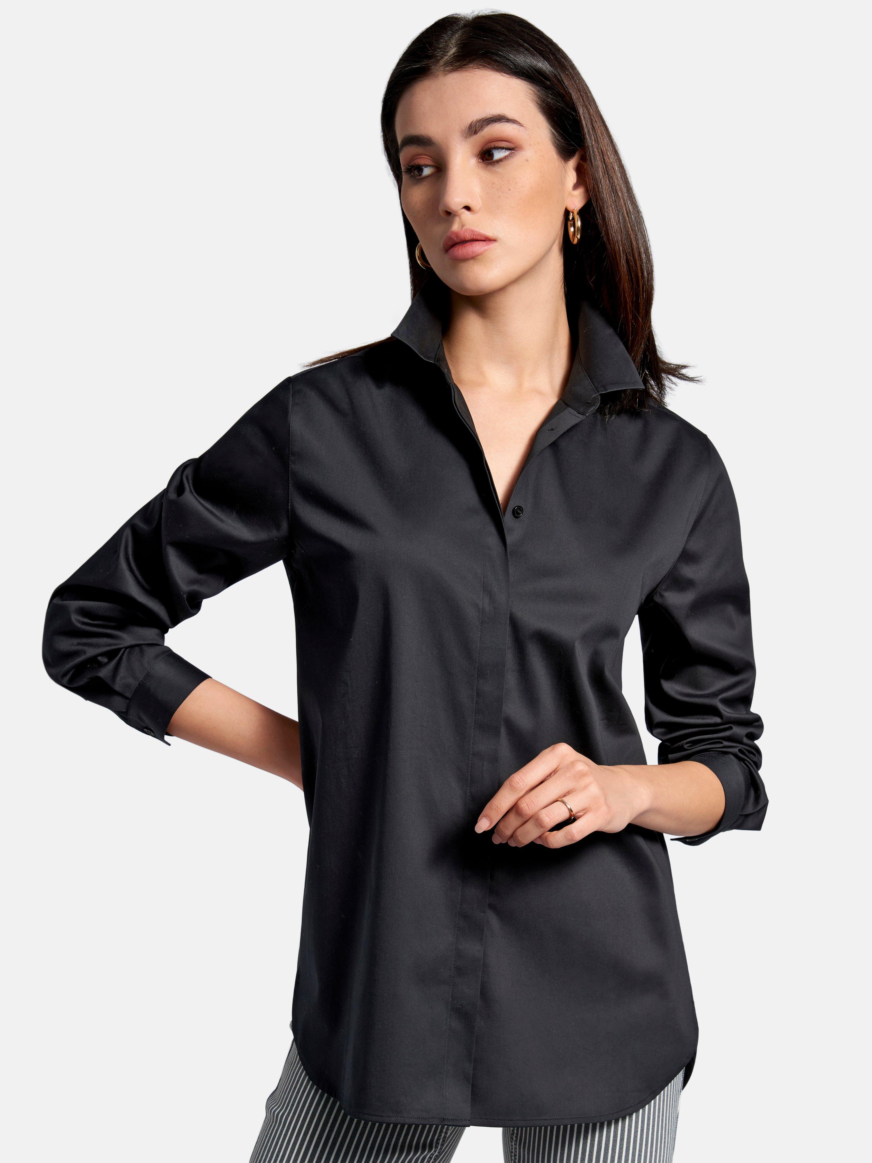 Peter Hahn - Blouse - zwart