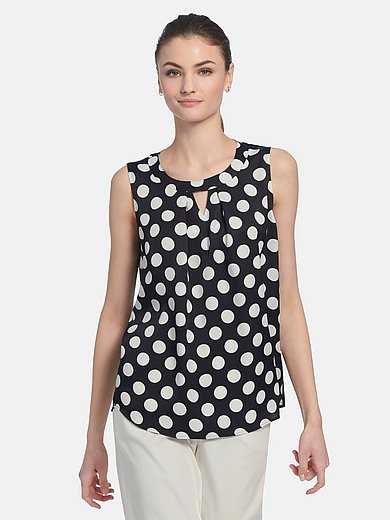 Eterna - Mouwloze blouse - zwart Eterna - Mouwloze blouse - zwart