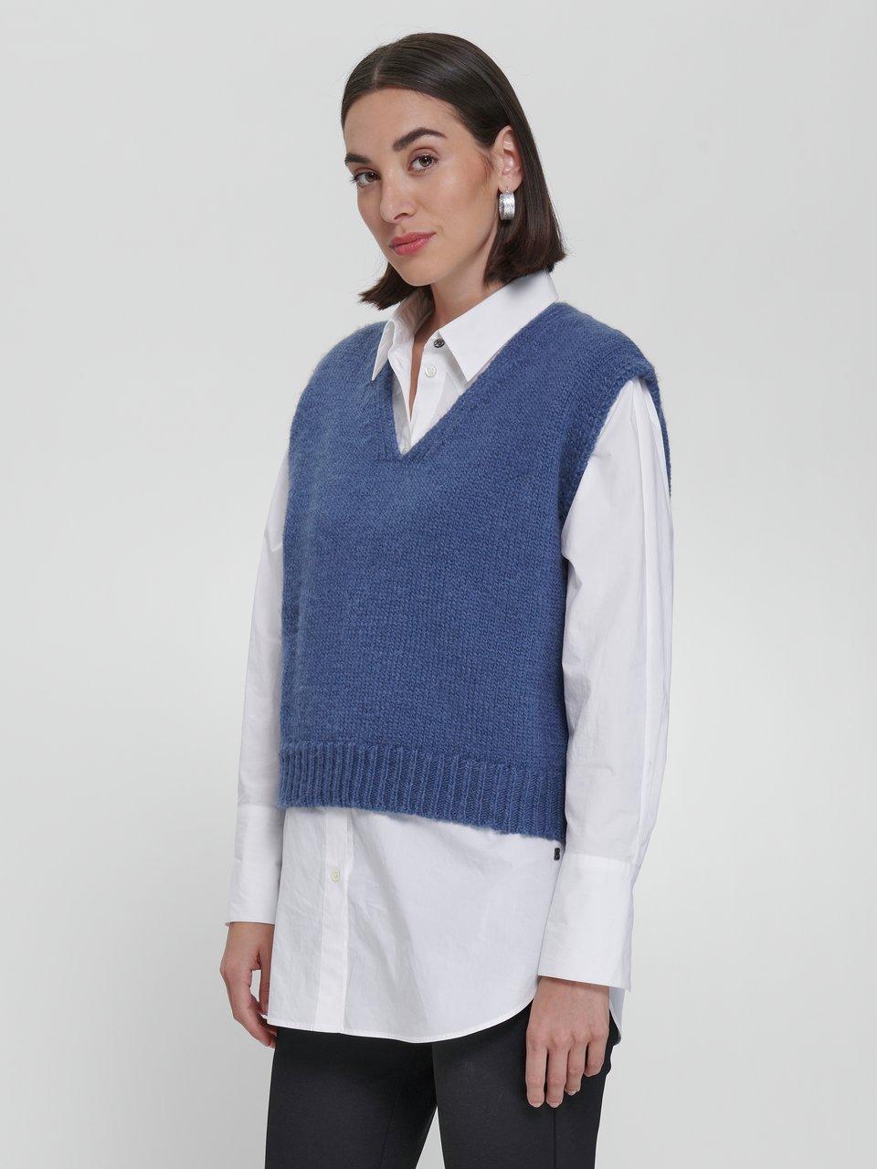 PETER HAHN PURE EDITION - Pullunder - Indigo-Melange