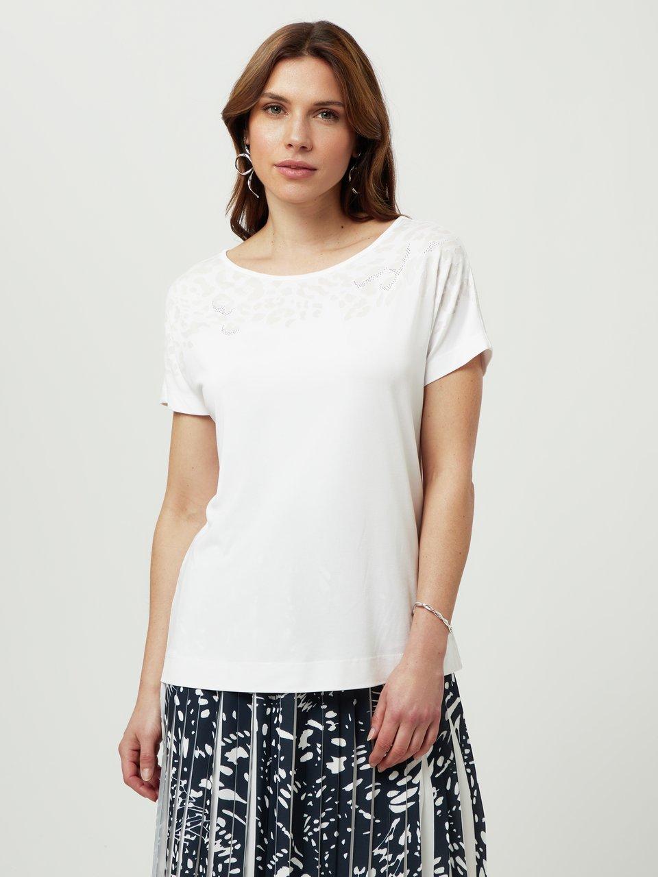 BASLER - Shirt met ronde hals - wit